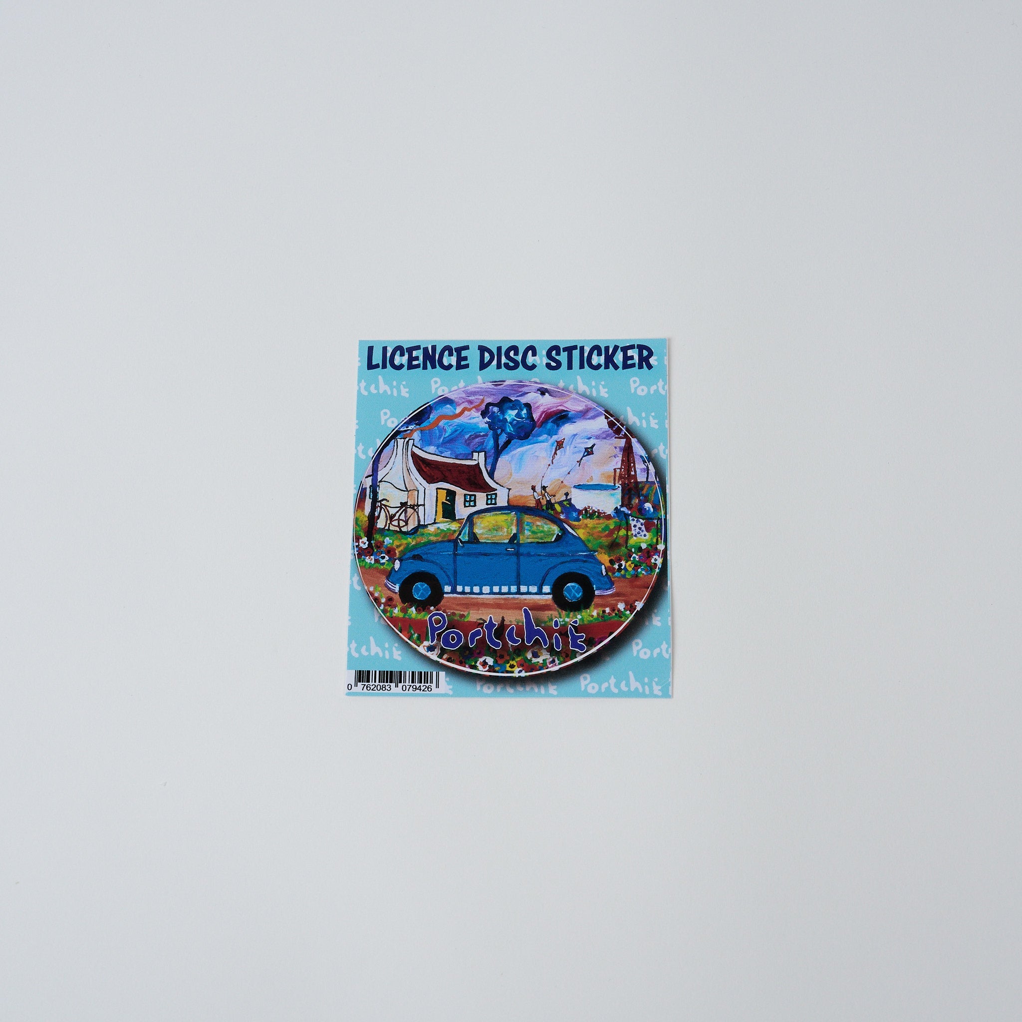 Blue Beetle License Disc Stickers – Portchie
